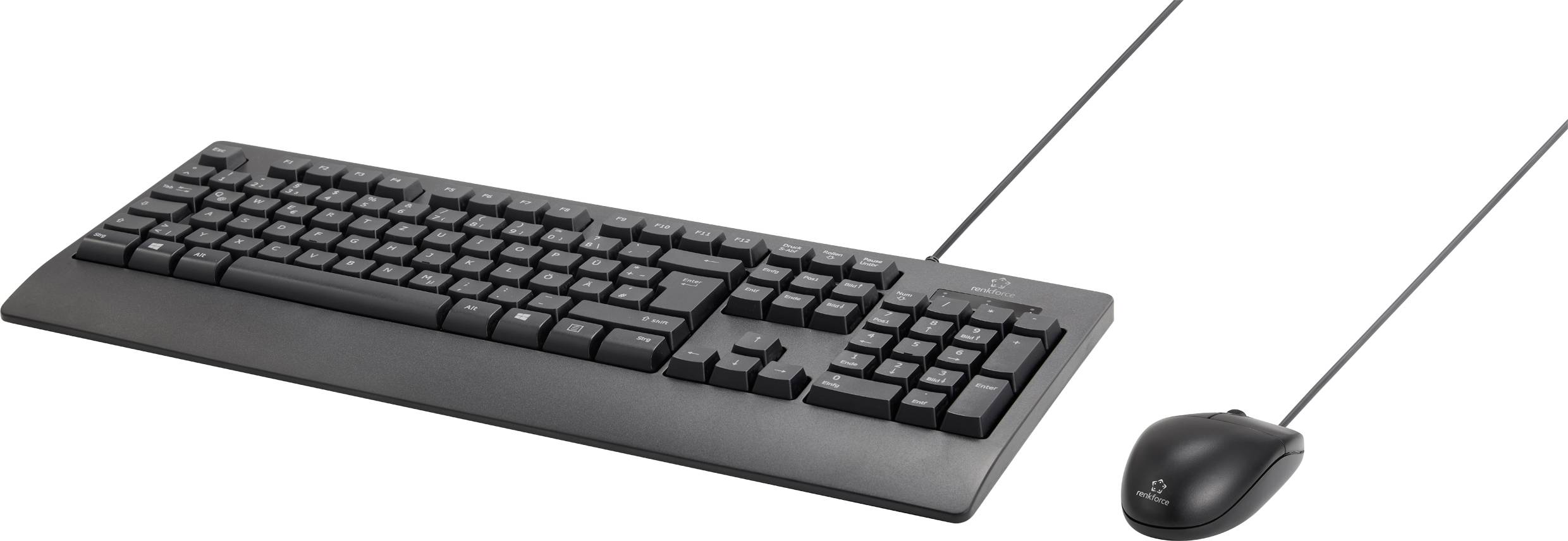 Buy Renkforce RF-KMC-711 USB Keyboard and mouse set Water-proof (IPX7 ...