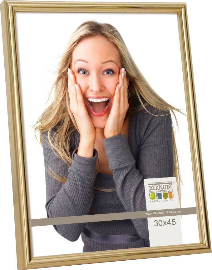 Deknudt S011A4 30x45 Picture frame Paper size: 30 x 45 cm Gold | Conrad.com