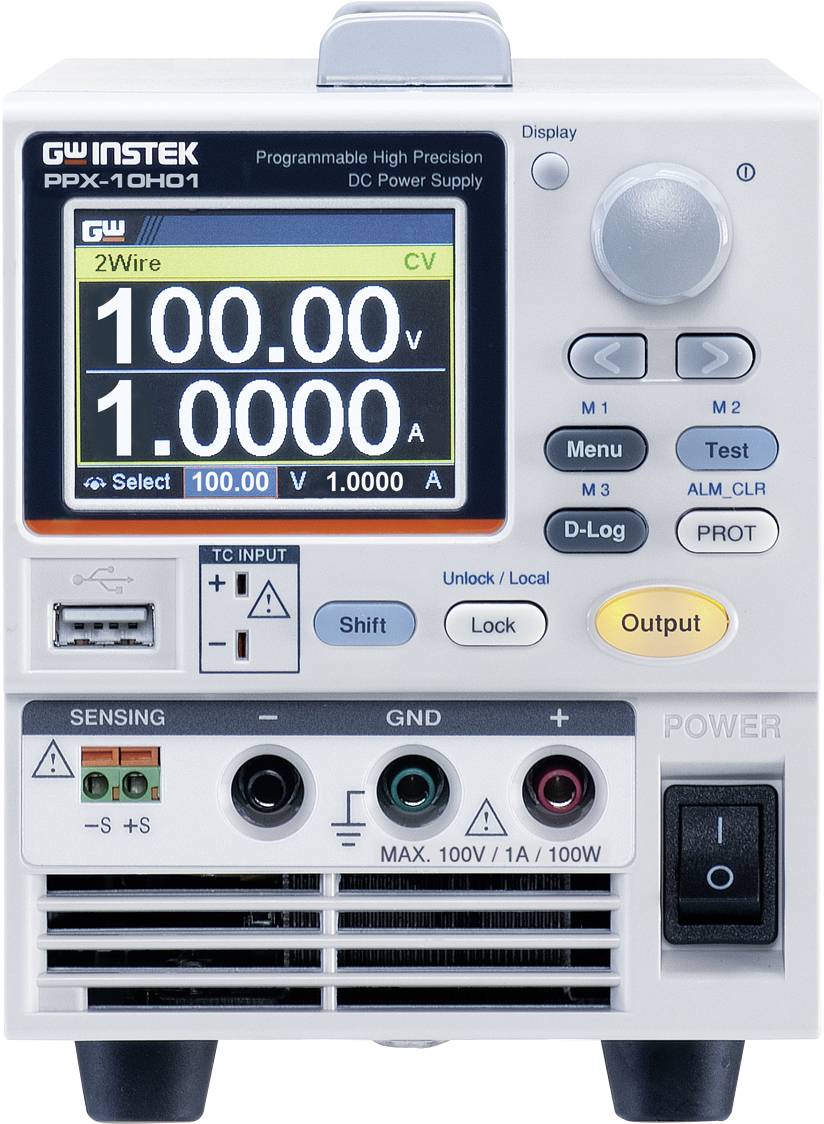 Buy GW Instek PPX-10H01 Bench PSU (adjustable voltage) 100 V (max.) 1 A ...