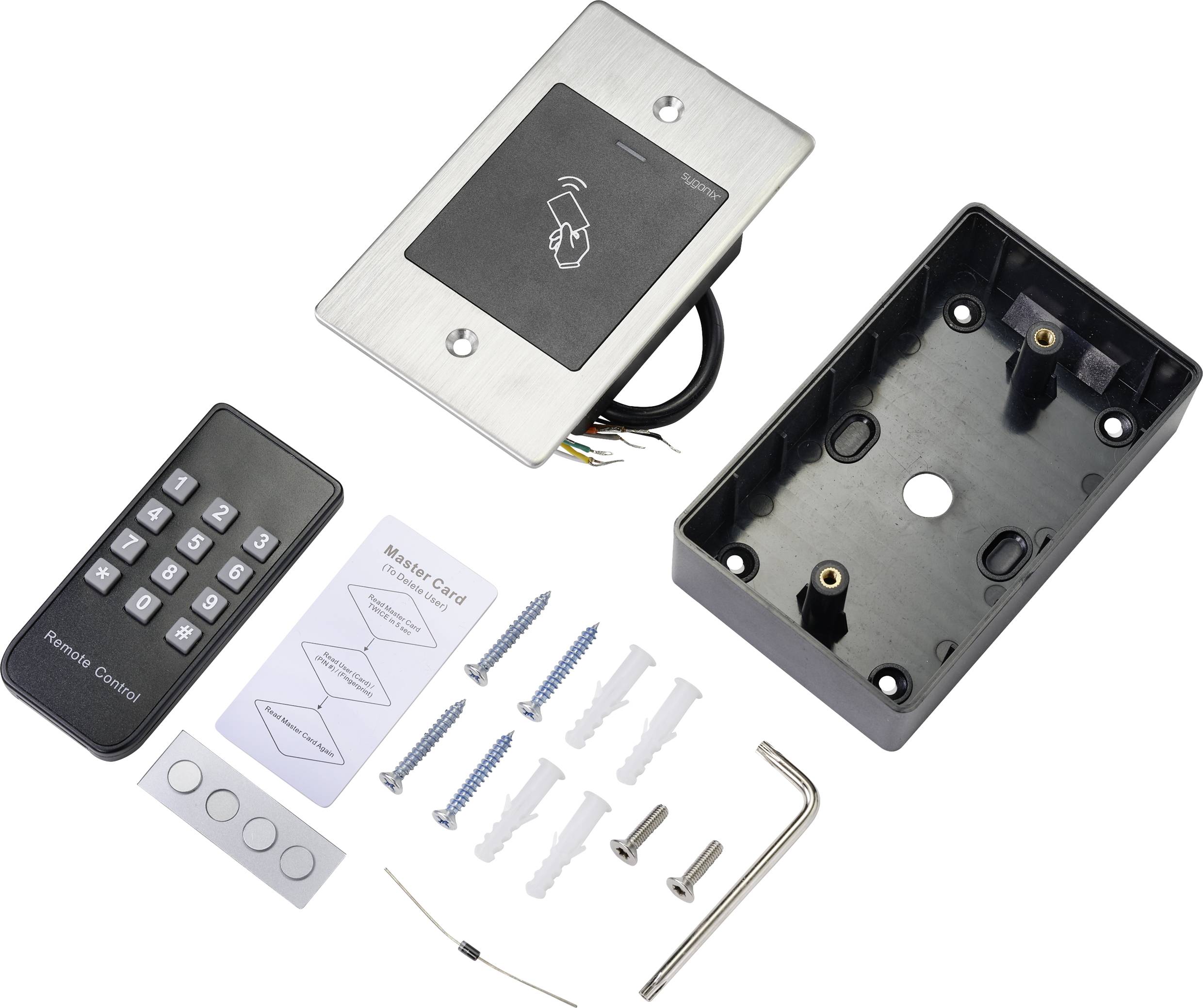 Buy Sygonix SY-4760954 Transponder access system Flush mount 12 V DC ...