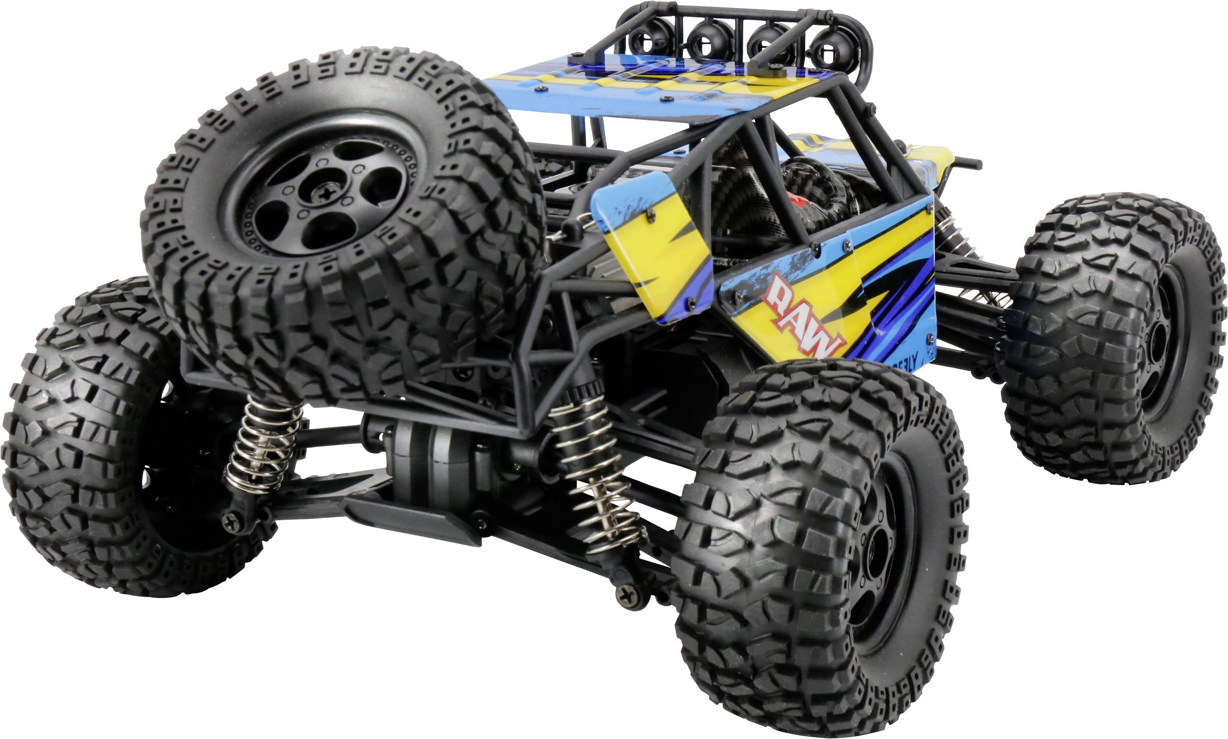 Buy Reely RAW Orange Brushed 1:14 RC model car Electric Monster truck ...