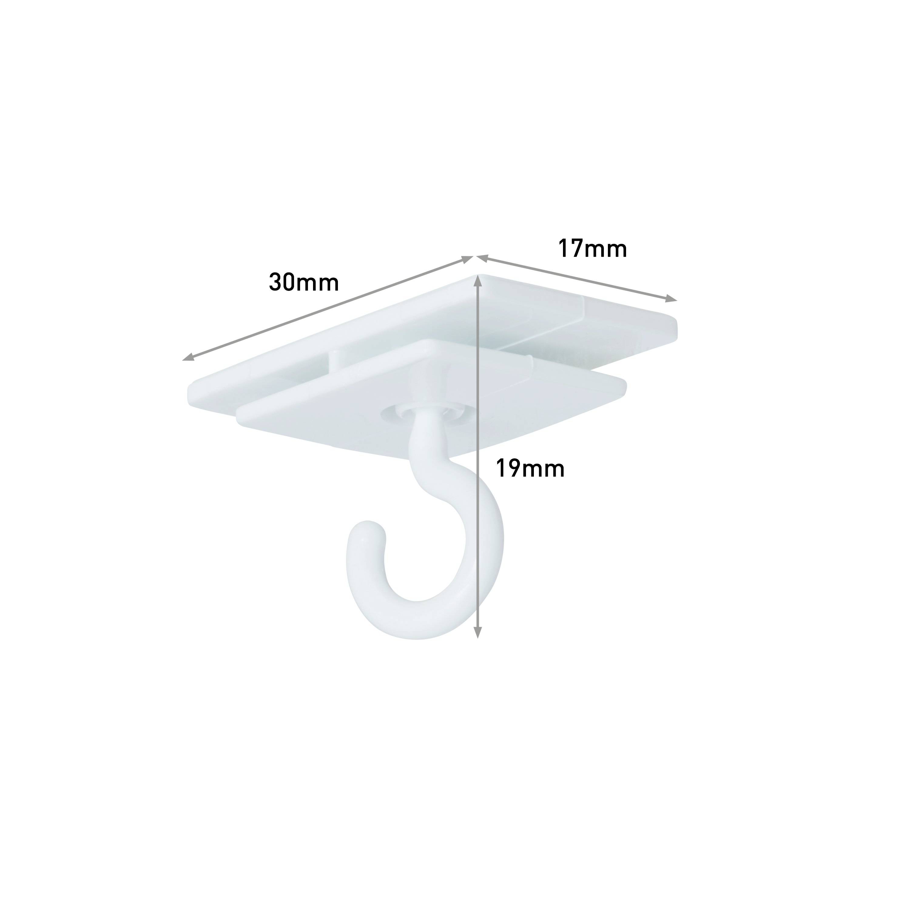 Buy 3M Command™ Ceiling hook (L x W x H) 30 x 17 x 19 mm White Content ...
