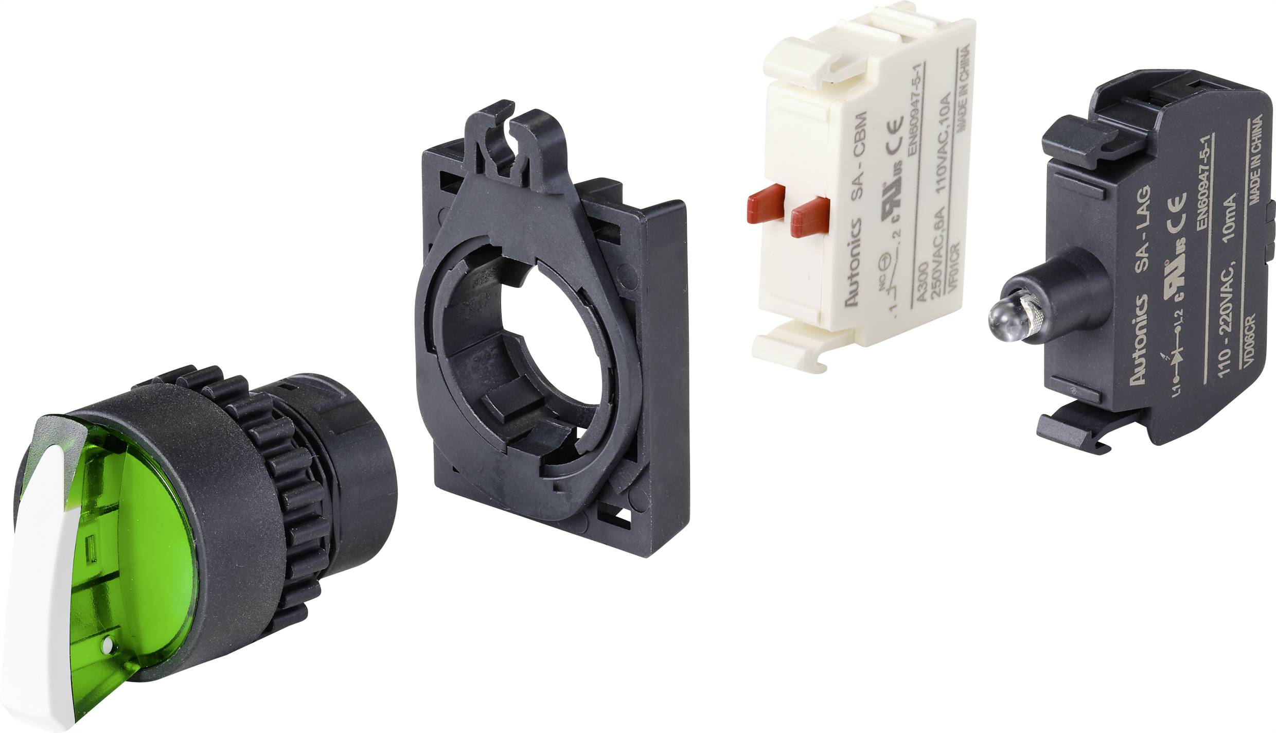 Buy TRU COMPONENTS TC-9860192 S2SRN-L5KG Selector Toggle Green 2 x 45 ...