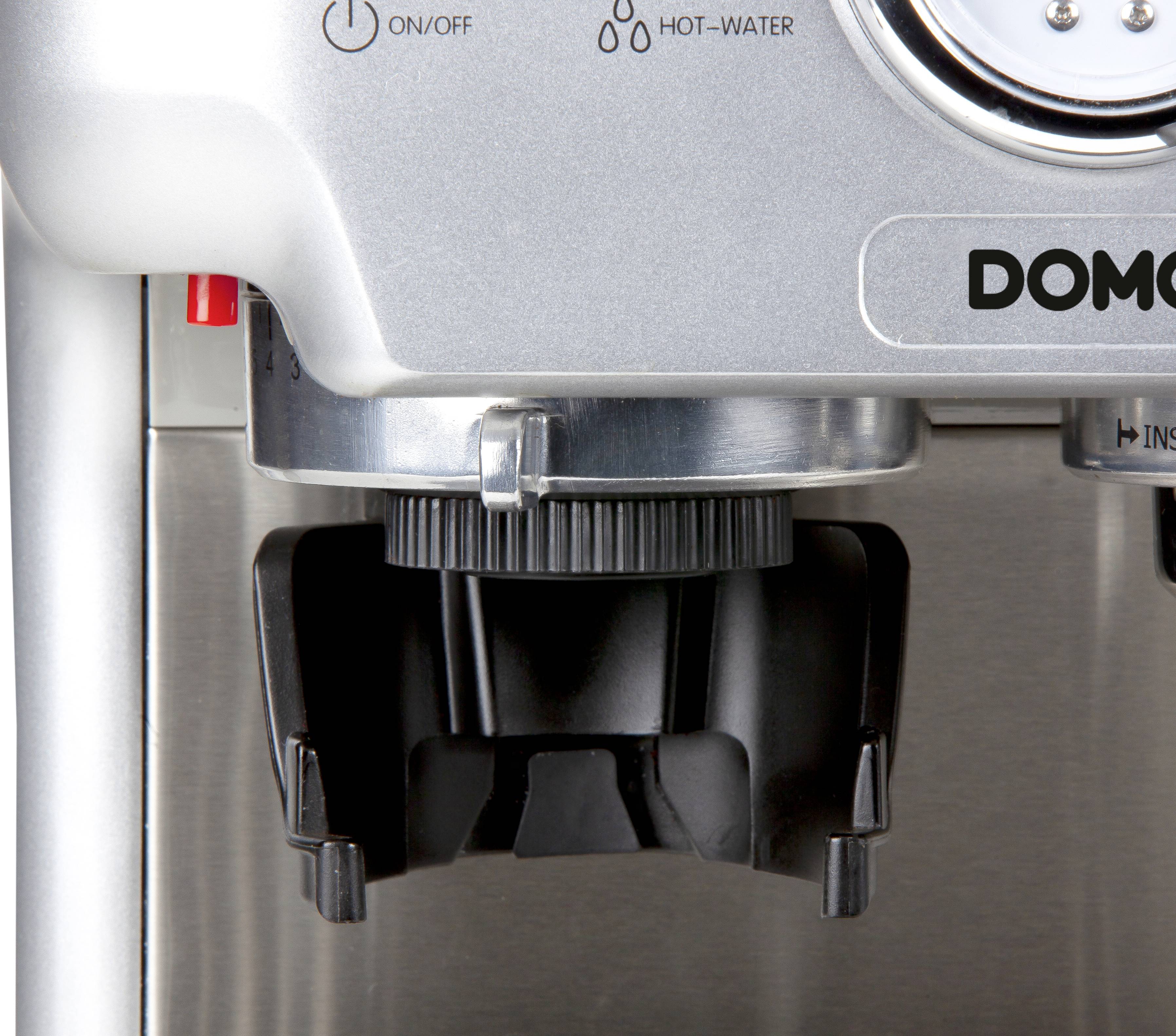 Buy DOMO DO725K Espresso machine with sump filter holder Silver ...