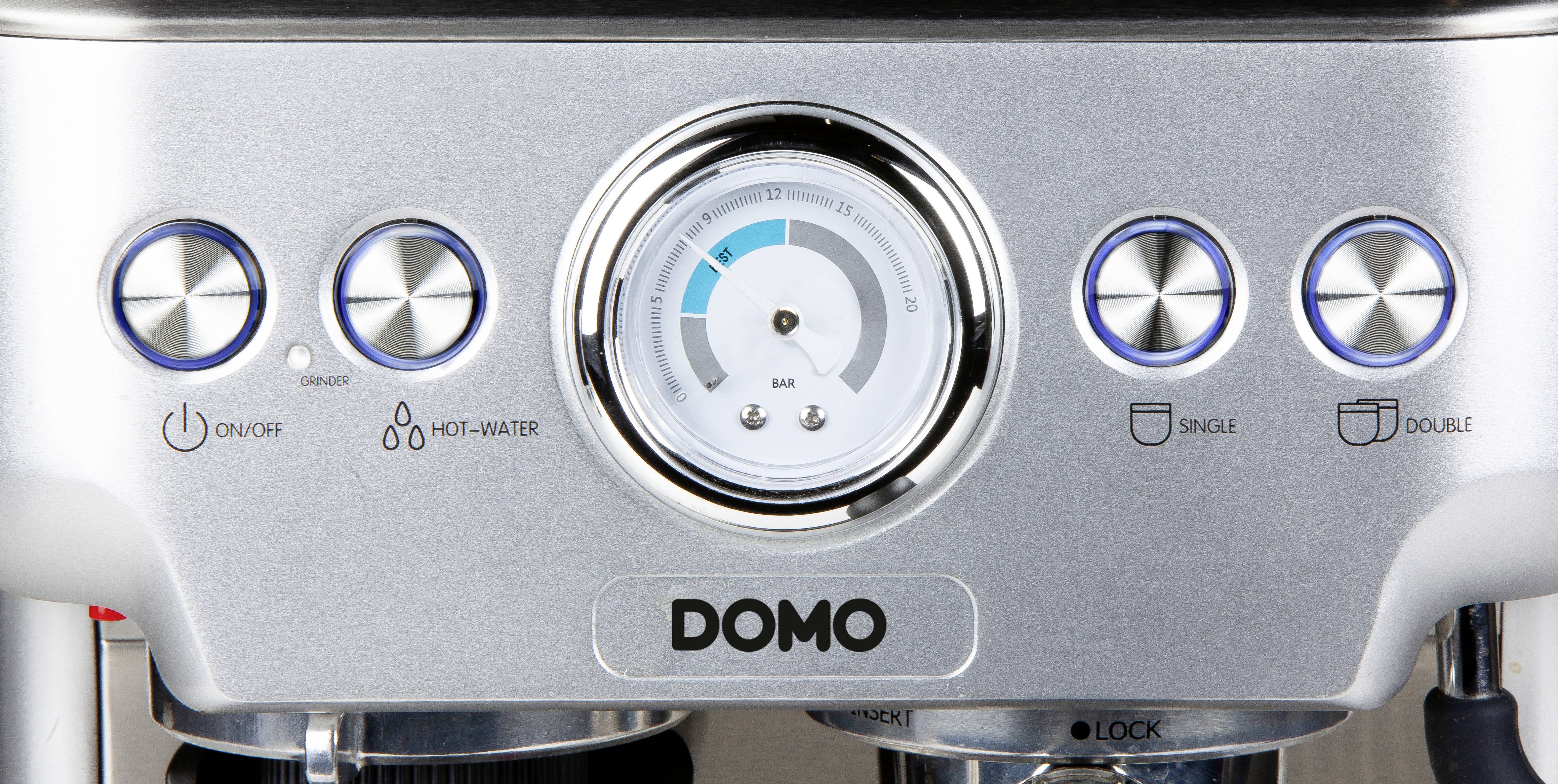 Buy DOMO DO725K Espresso machine with sump filter holder Silver ...