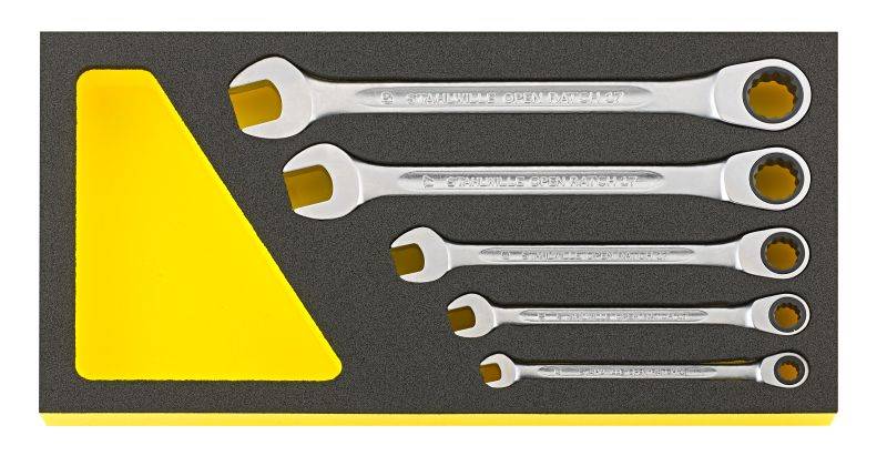 Buy Stahlwille 96830651 TCS 17F/12 Ratcheting box wrench set | Conrad ...