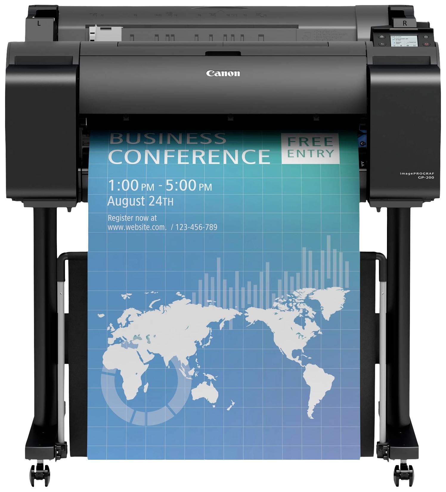 Canon imagePROGRAF GP-200 Large format printer A0, A1, A2, A3, A4, A6 ...