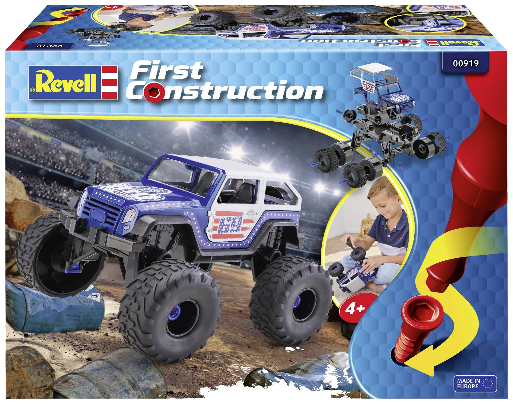 Buy Revell 00919 First-Construction Monster Truck Model car assembly ...