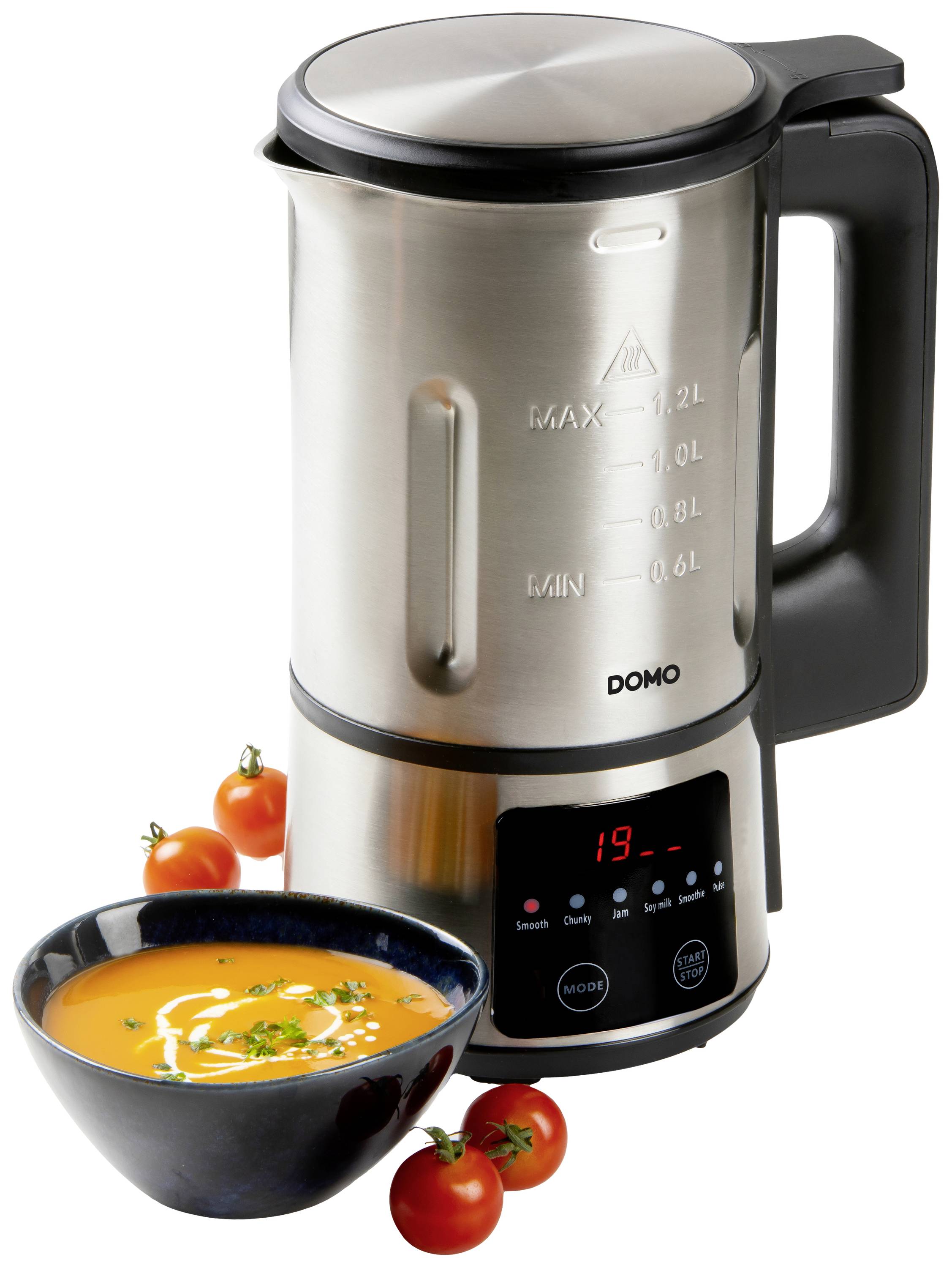 Buy DOMO My Soup Express DO727BL Soup maker Stainless steel, Black ...