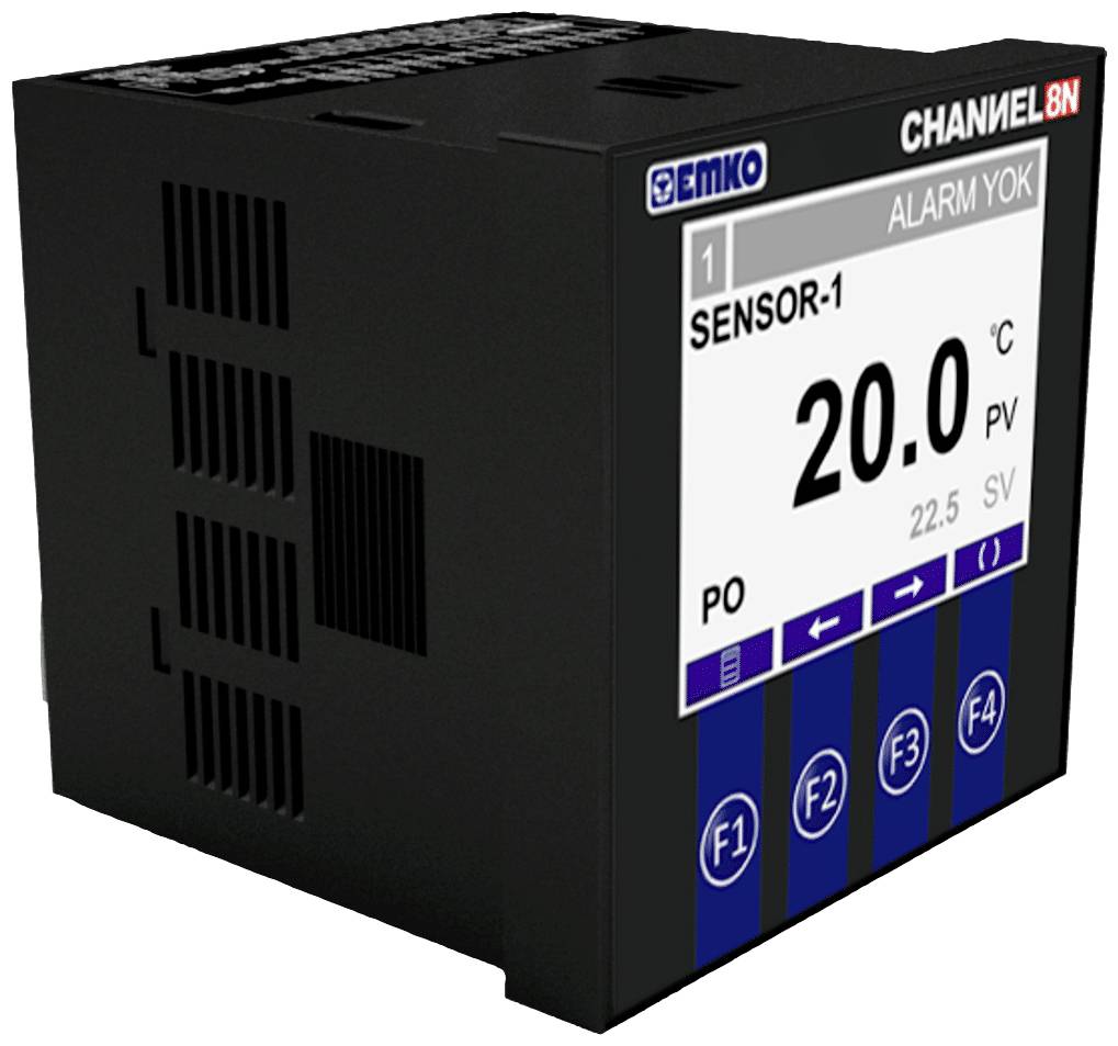Emko CHANNEL8-N Bang-bang Temperature controller Pt100 -50 up to +400 ...