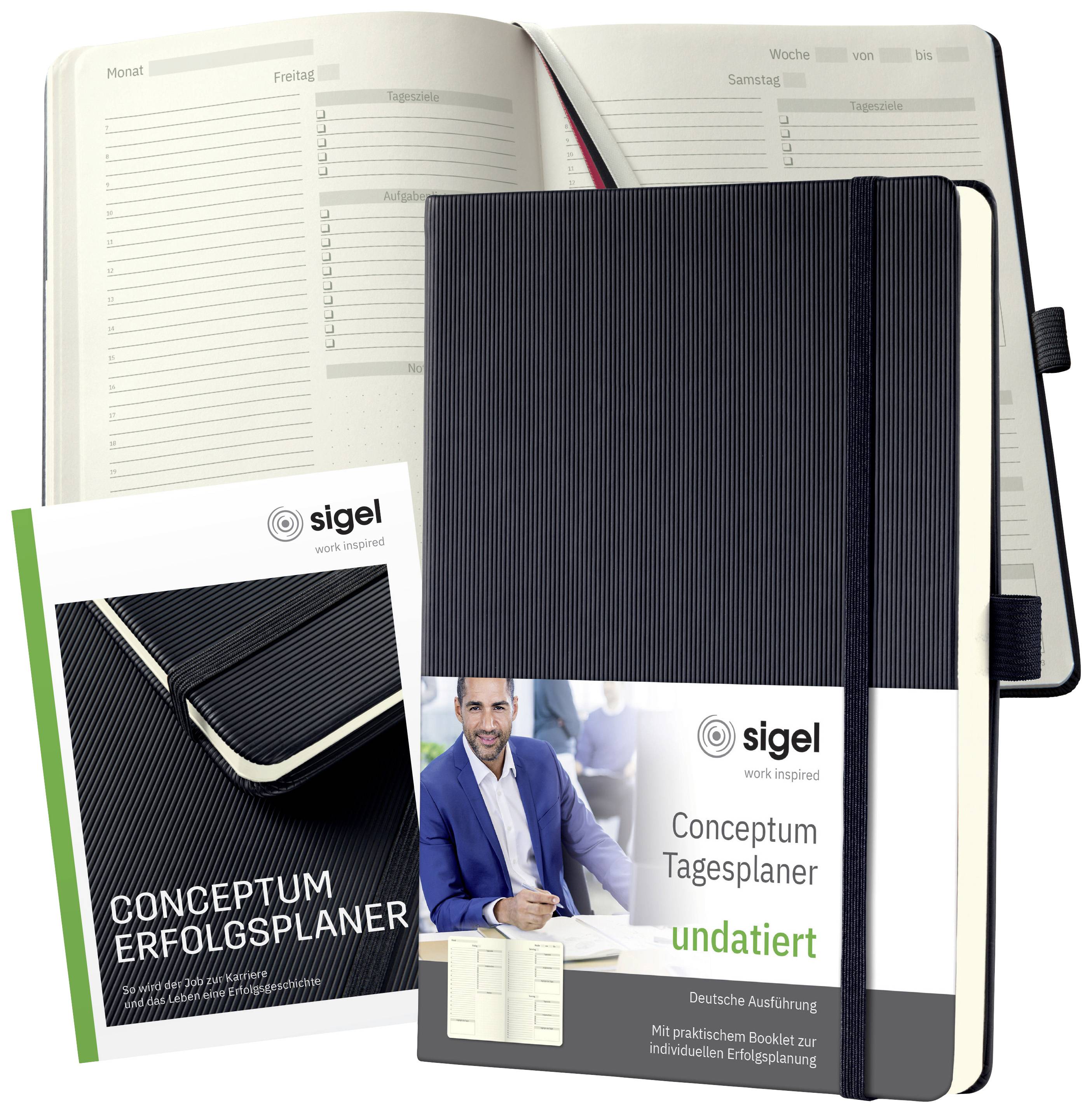 Sigel Diary CONCEPTUM® CO705 A5 Cover colour: Black 1 pc(s) | Conrad.com