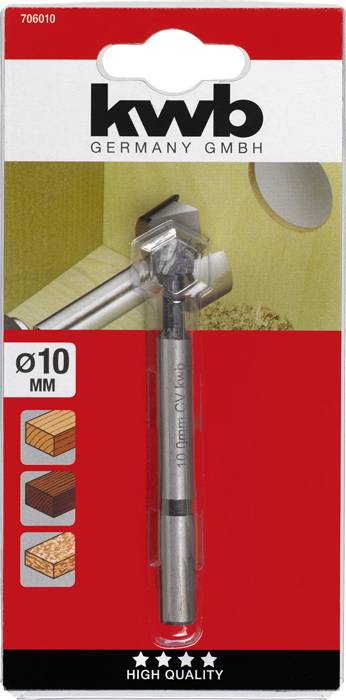 Buy kwb 706010 Forstner bit 10 mm 1 pc(s) | Conrad Electronic