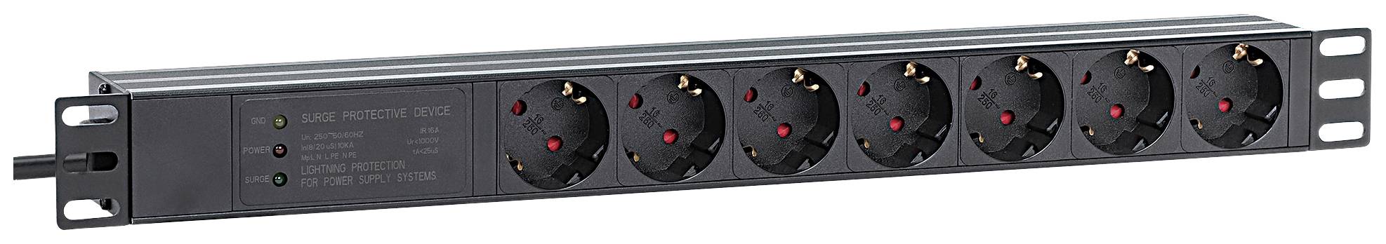 Buy Intellinet 715140 19 inch Server rack cabinet power strip 1 U PG ...