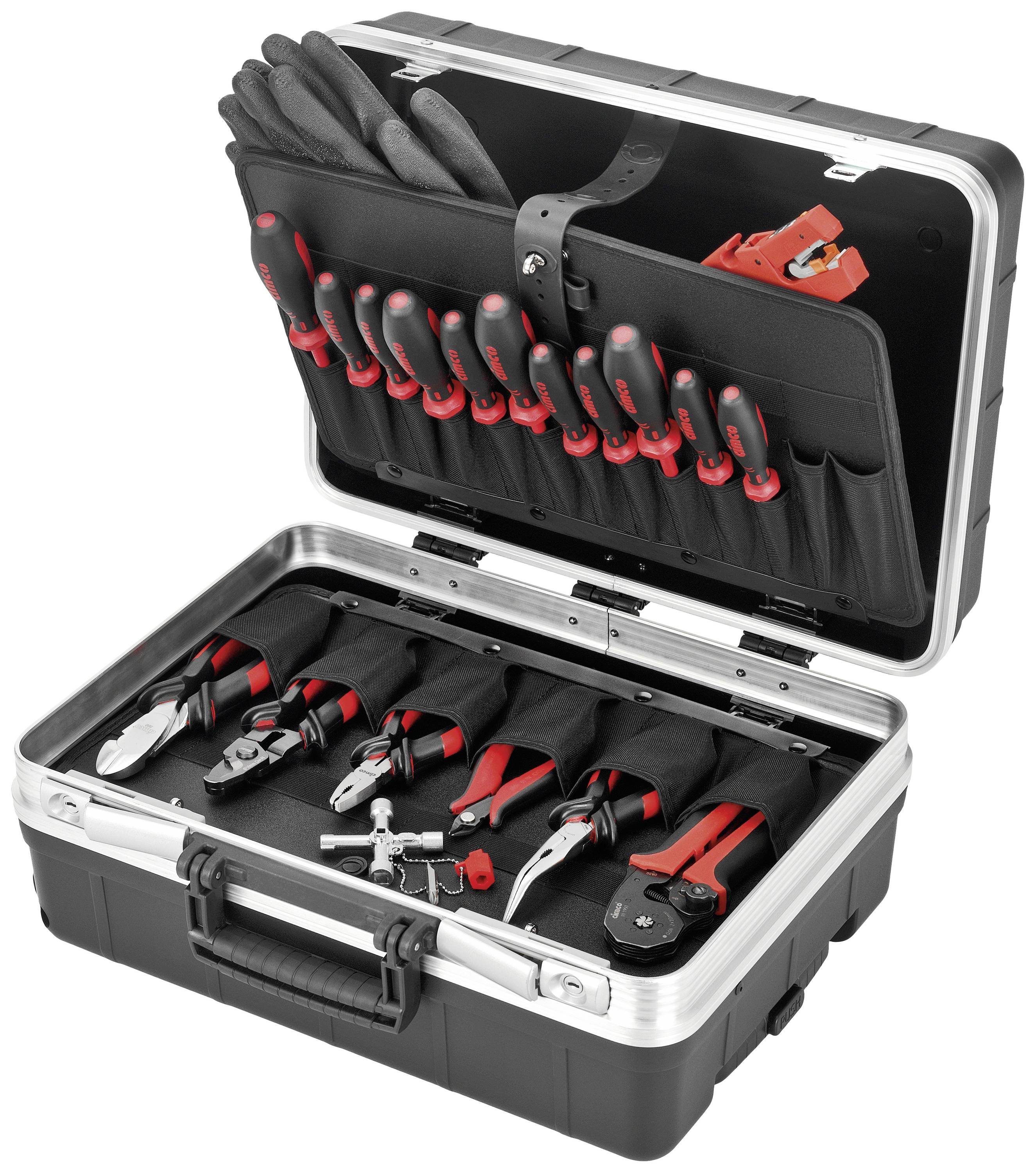 Buy Cimco 170608 Tool box (+ tools) 21-piece (L x W x H) 395 x 455 x ...