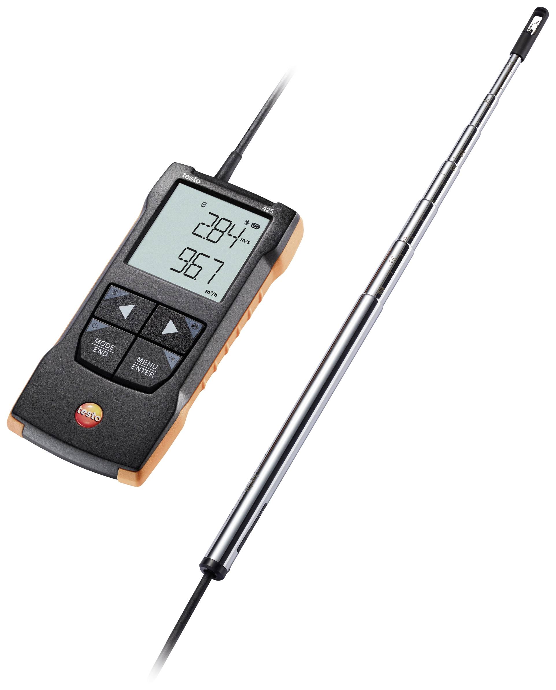 testo 425 Anemometer 0.01 up to 30 m/s | Conrad.com