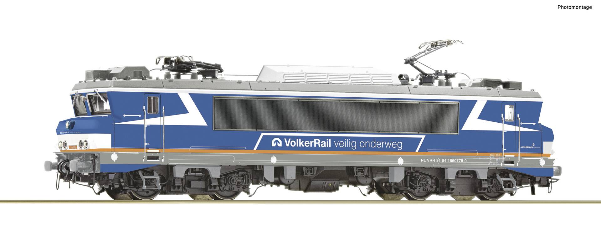 Buy Roco 7520010 H0 Electric locomotive 7178 of VolkerRail | Conrad ...