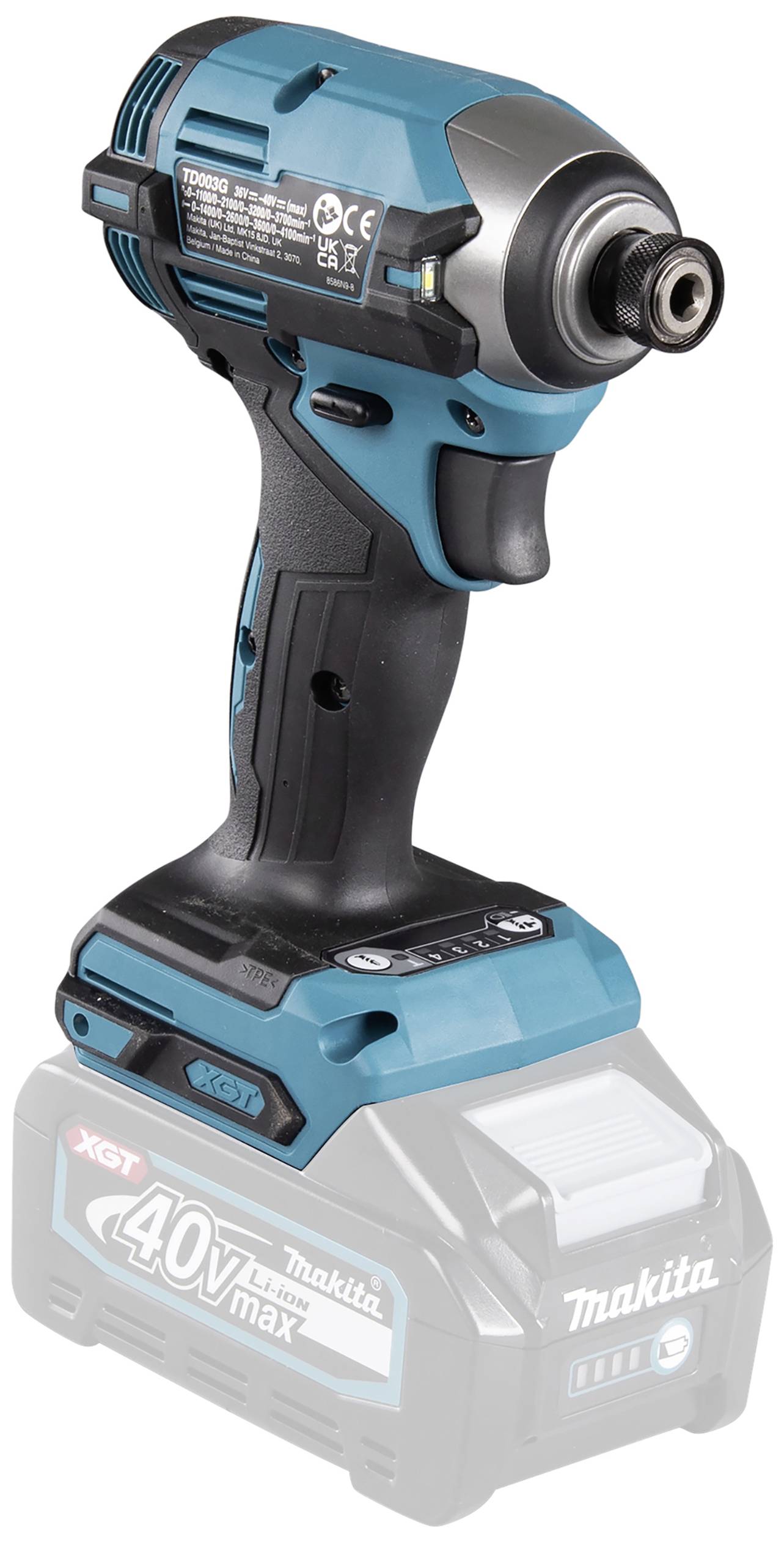 Buy Makita TD003GZ Cordless impact driver 40 V No. of power packs ...