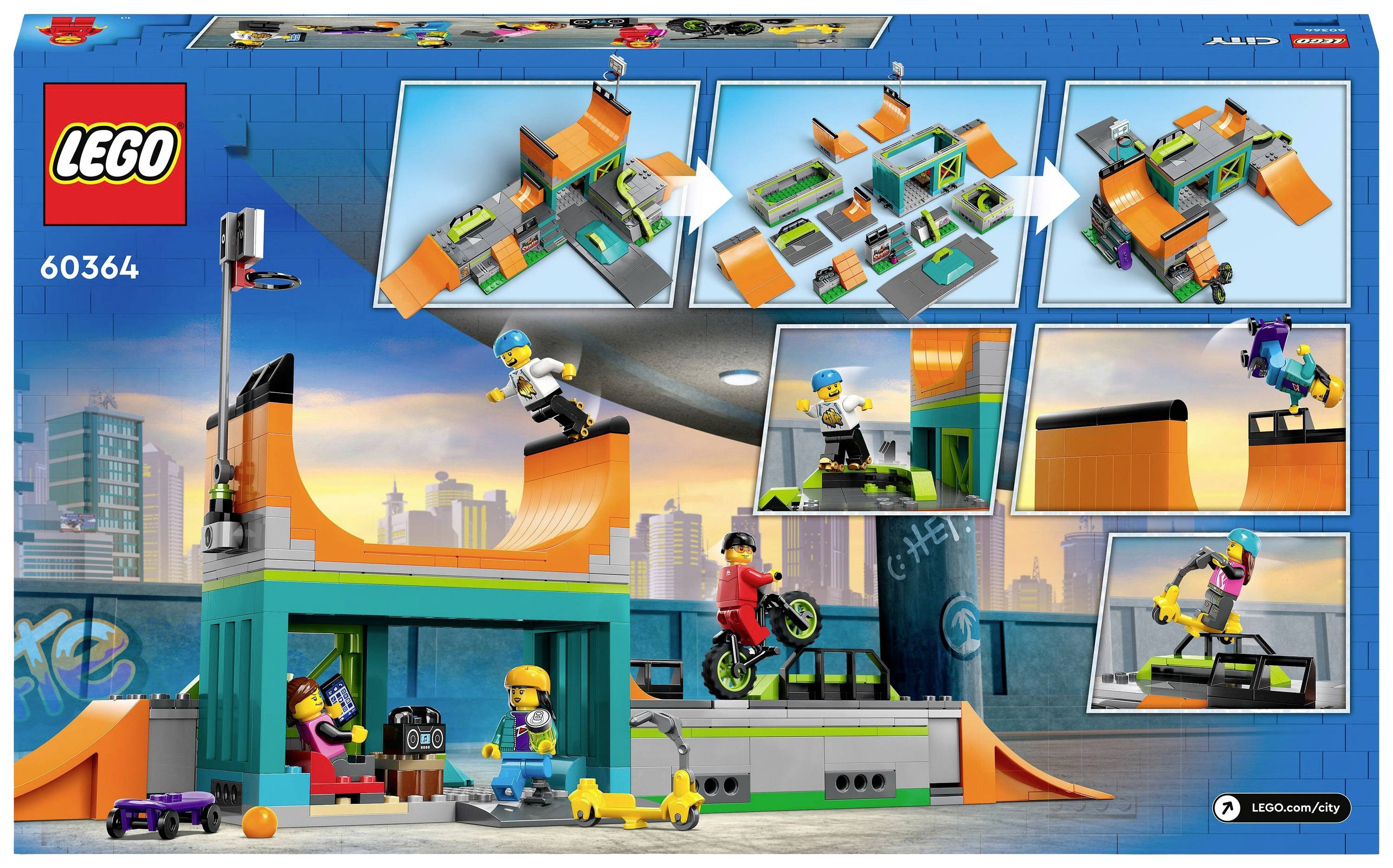 60364 LEGO® CITY Skater park | Conrad.com