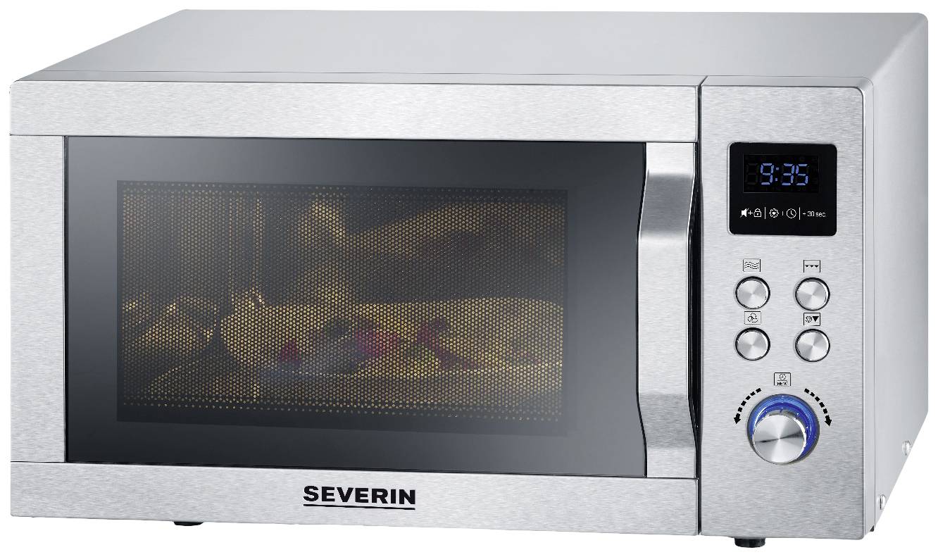 Buy Severin MW 7774 Microwave Stainless steel (brushed), Silver 900 W ...