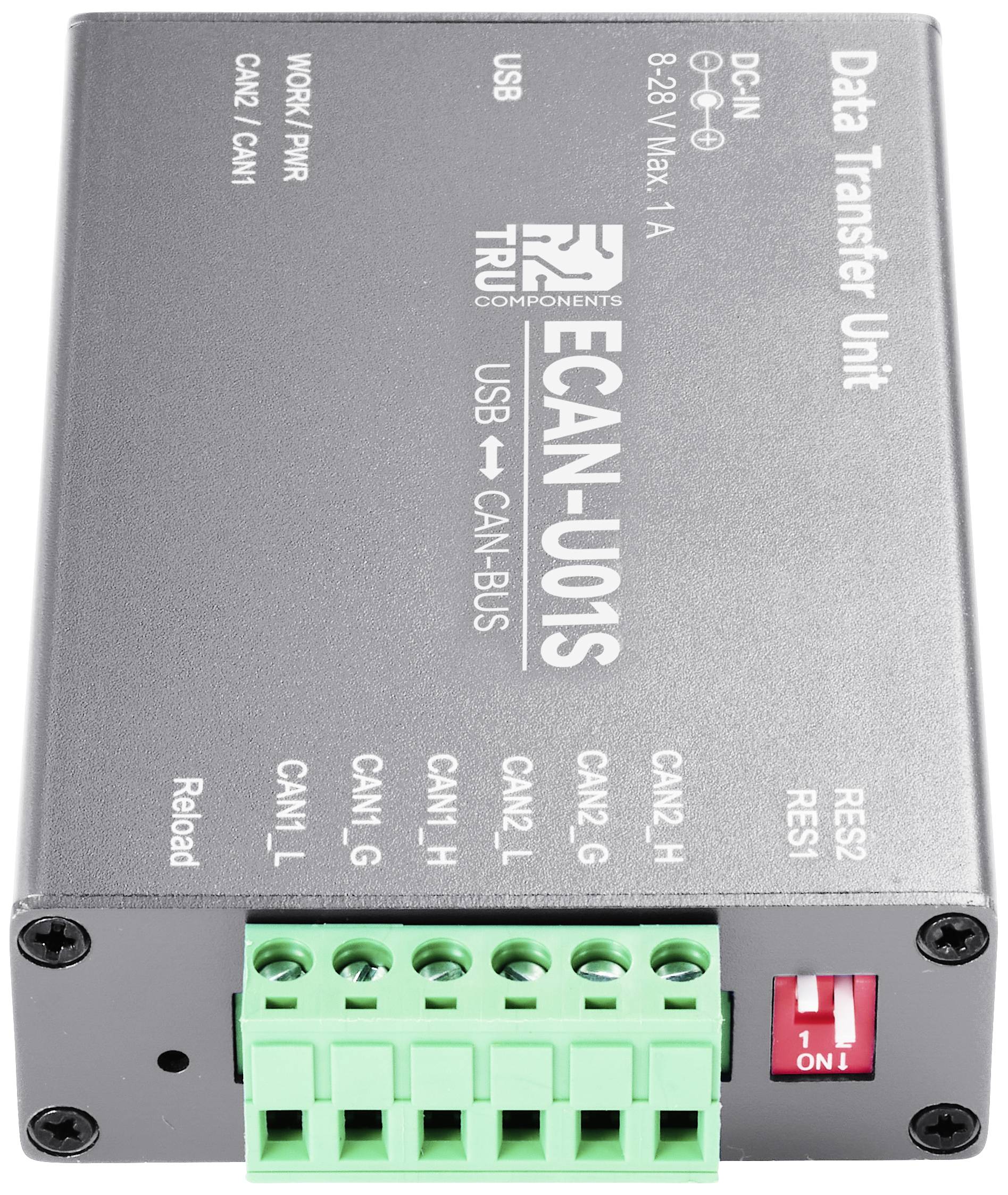 Buy TRU COMPONENTS TC-ECAN-U01S CAN bus USB, CAN bus 8 V DC, 28 V DC 1 ...