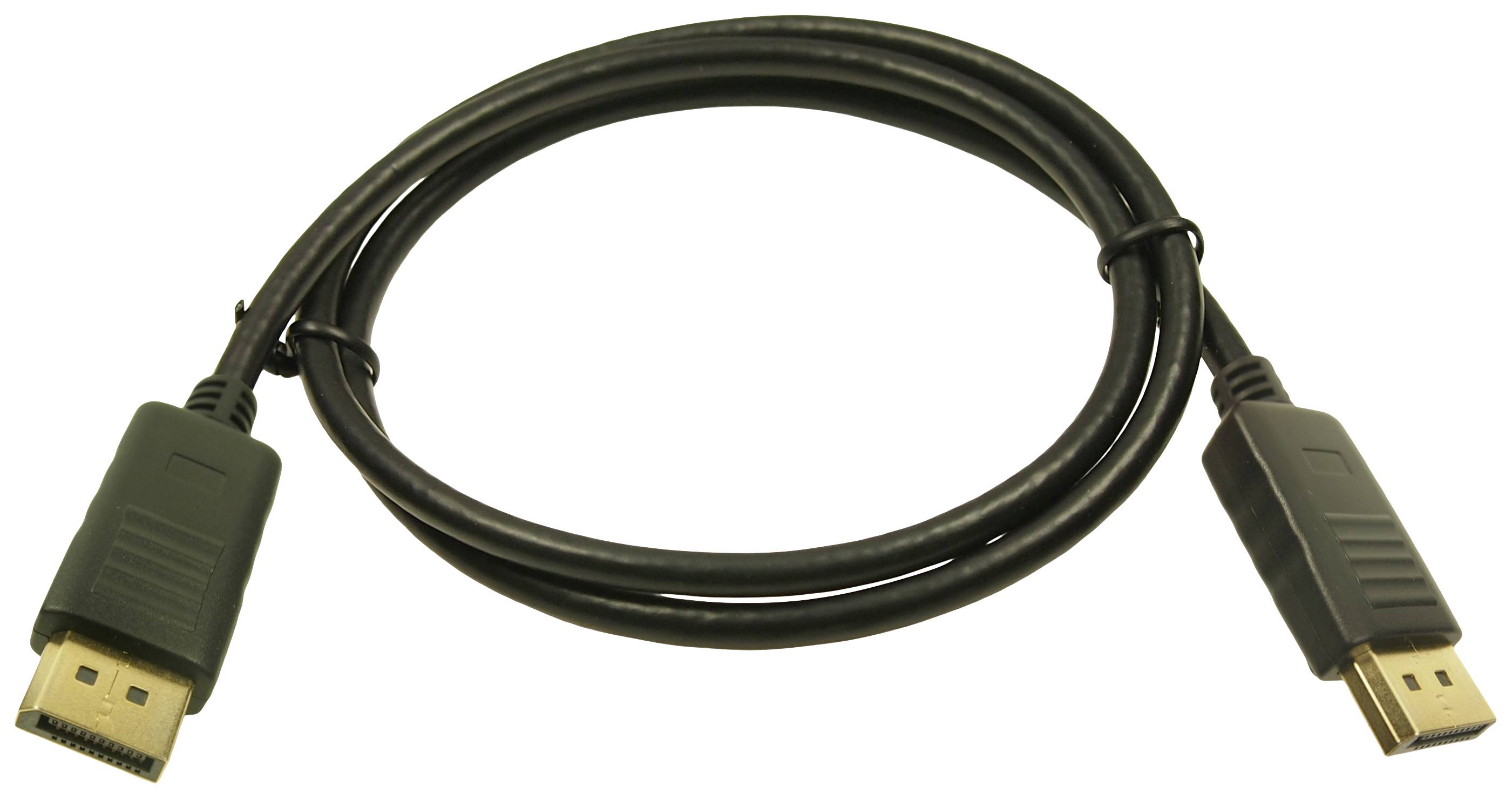 Cliff DisplayPort Cable DisplayPort plug, DisplayPort plug 1 m Black ...