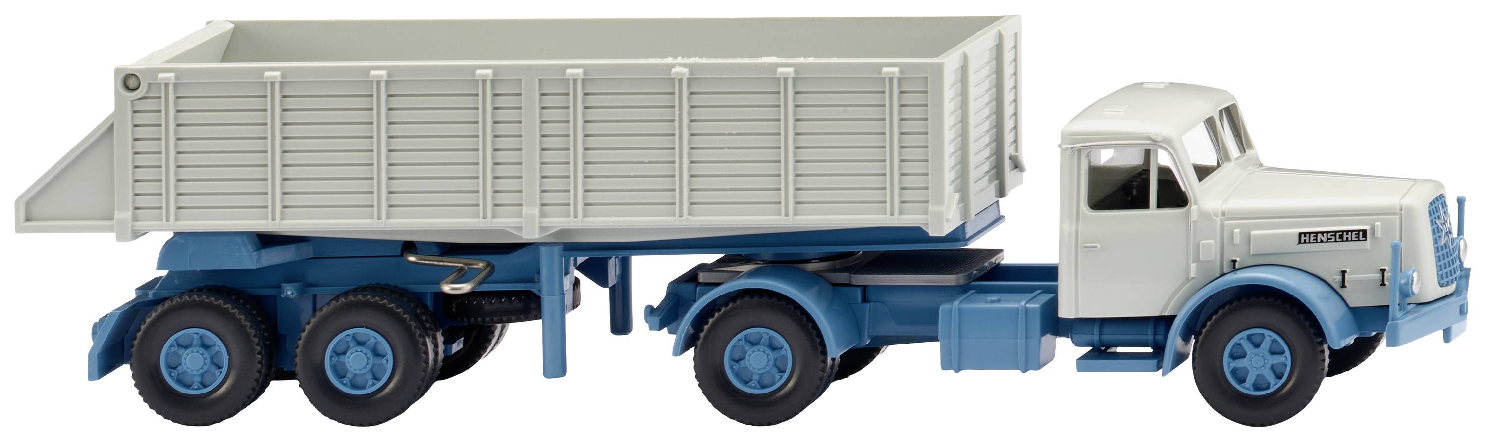 Buy Wiking 067711 H0 HGV Henschel Rear tipper truck, light blue ...