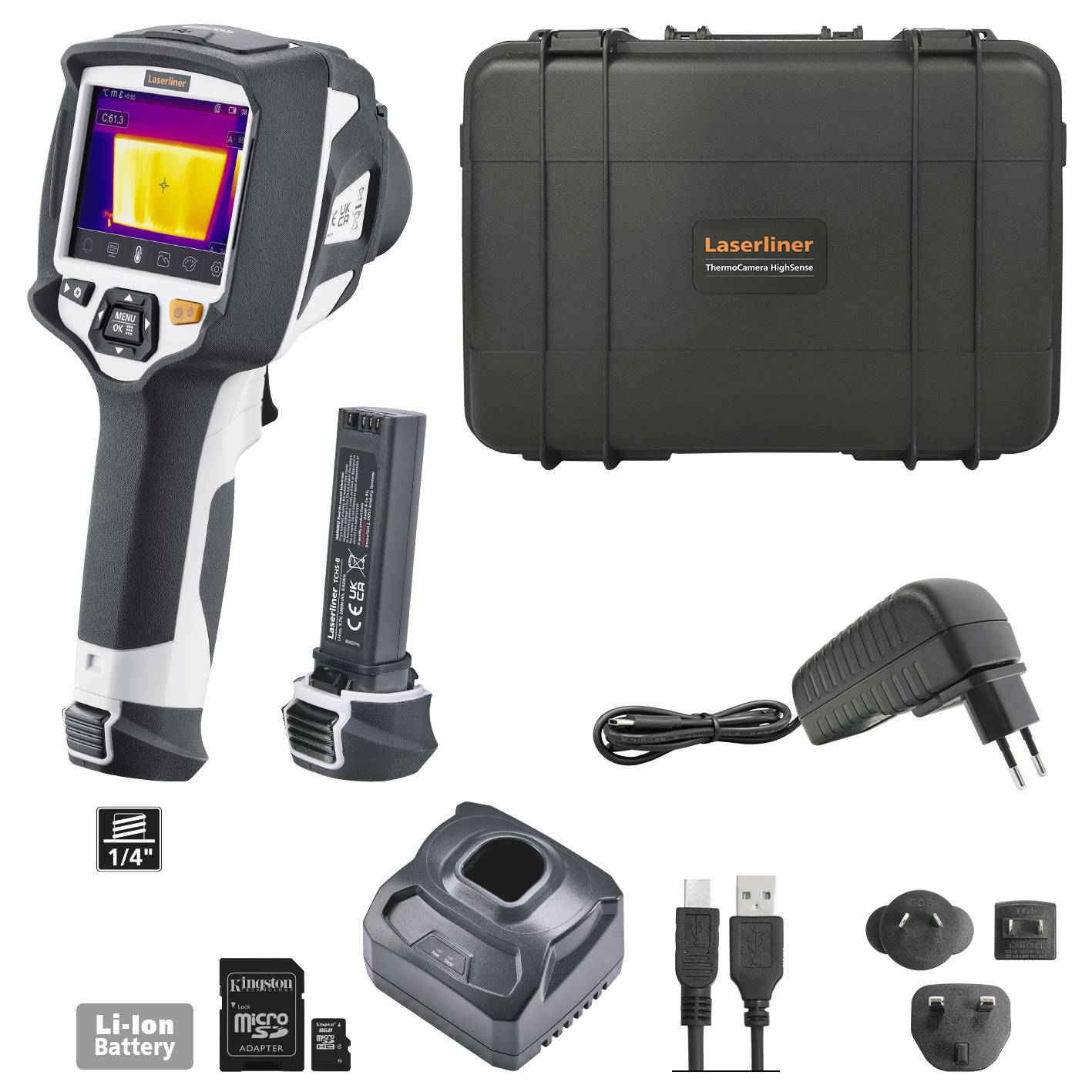 Buy Laserliner ThermoCamera HighSense Pro IR camera -20 up to +650 °C ...
