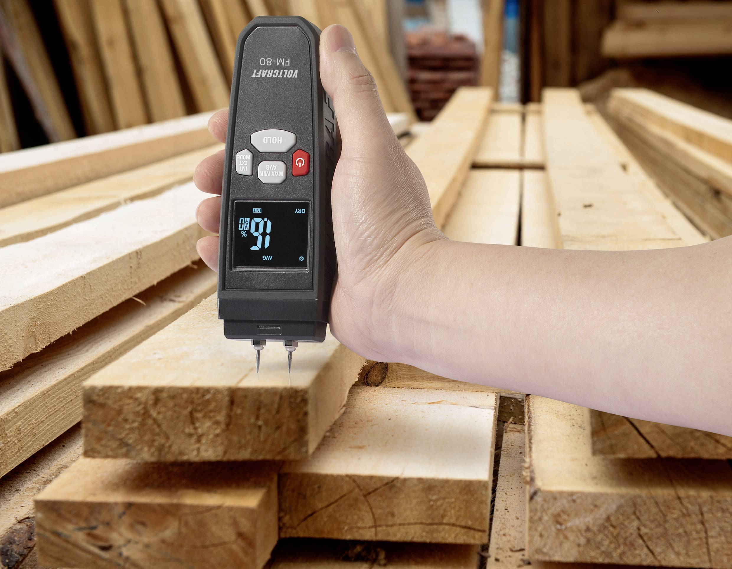 Buy VOLTCRAFT FM-80 Moisture meter Building moisture reading range 0.20 ...