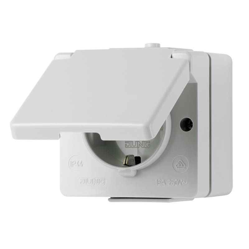 Buy Jung Complete PG socket (+ lid) WG 600 Light grey 620WX | Conrad ...