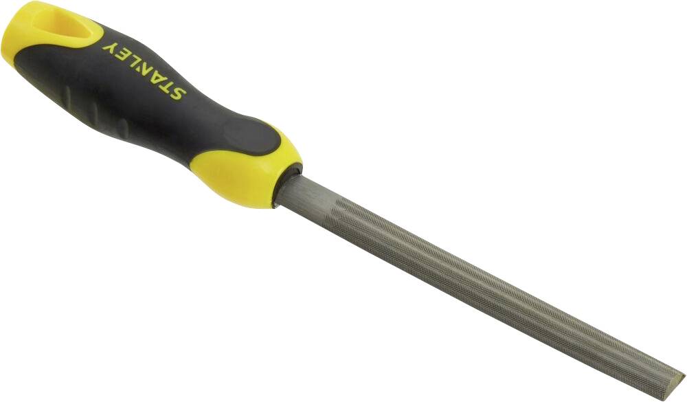Buy STANLEY 0-22-455 Half round file with handle, cut 2, 150 mm Length ...
