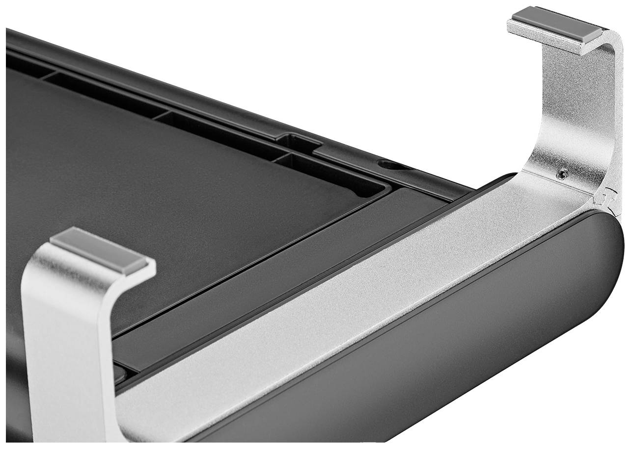 Buy My Wall HT42L Monitor riser Height range: 90 mm (max) Black, Silver ...