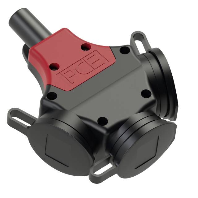 Buy PC Electric 24311-sc 3-way connector Polyamide, Rubber 250 V Black ...