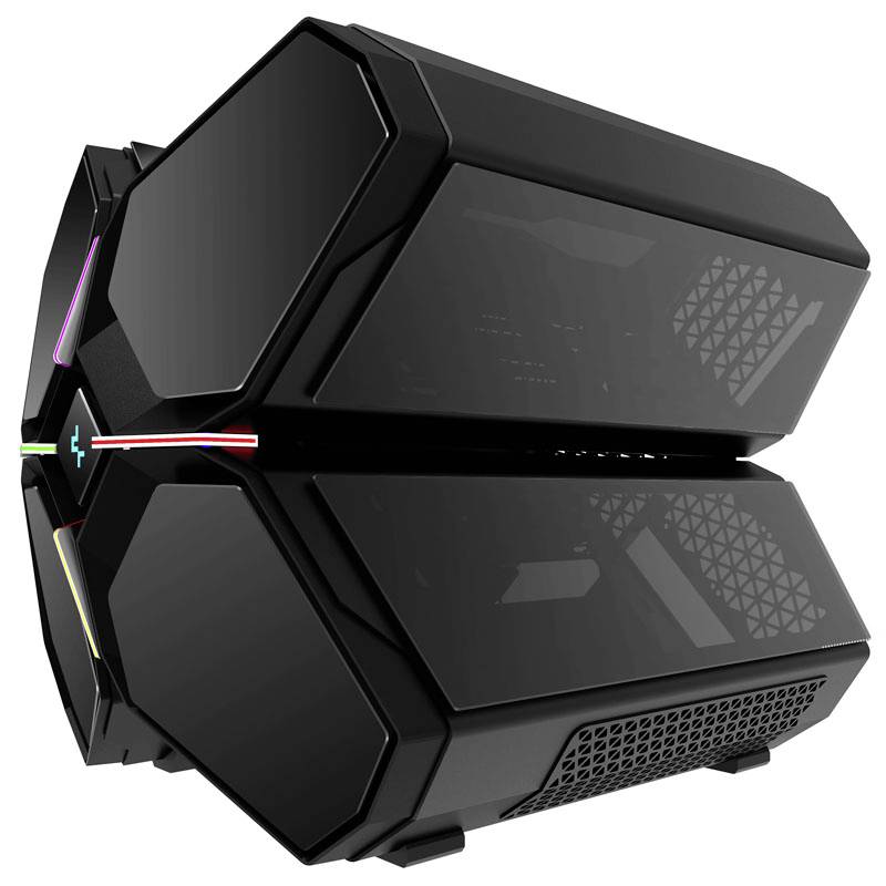 Buy DeepCool Quadsteller Infinity Casing, Game console casing Black ...