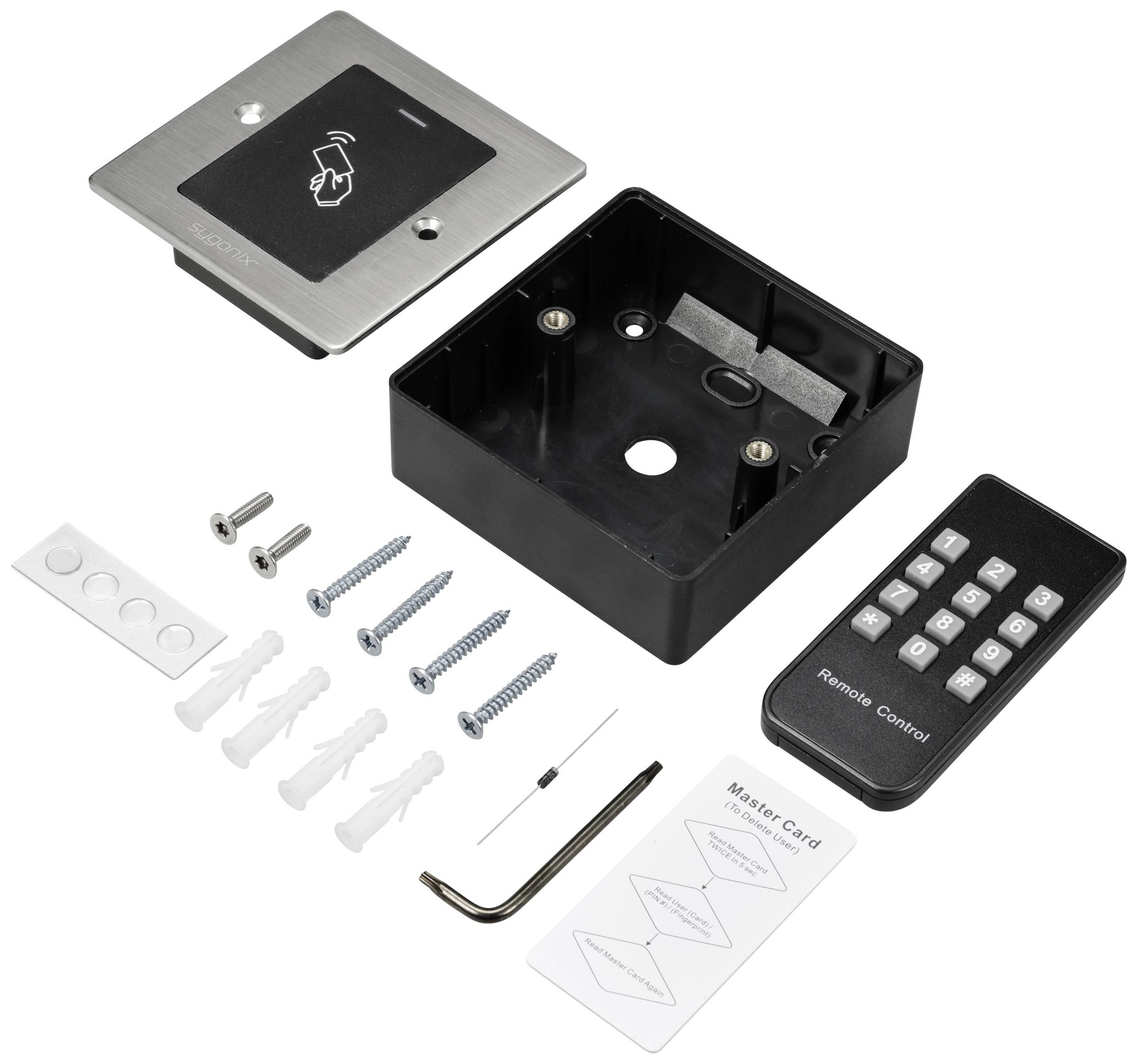 Buy Sygonix SY-6097864 RFID keypad Flush mount 12 V DC, 18 V DC IP66 ...