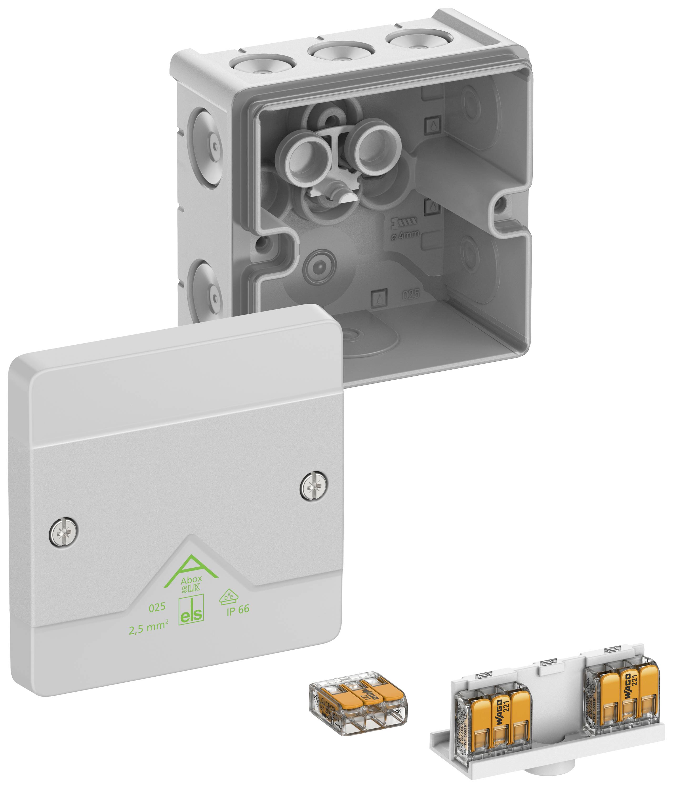 Buy Spelsberg 80247001 Junction box (L x W x H) 87 x 87 x 52 mm Grey ...