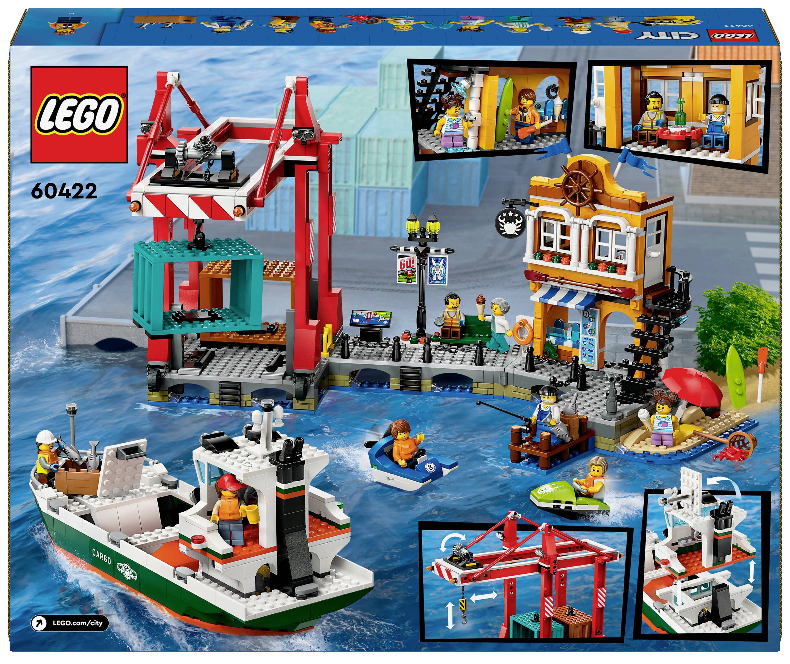 Buy 60422 LEGO® CITY Port with cargo ship | Conrad Electronic