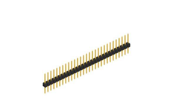 Buy Fischer Elektronik Pin strip (standard) No. of rows: 1 10046417 10 ...