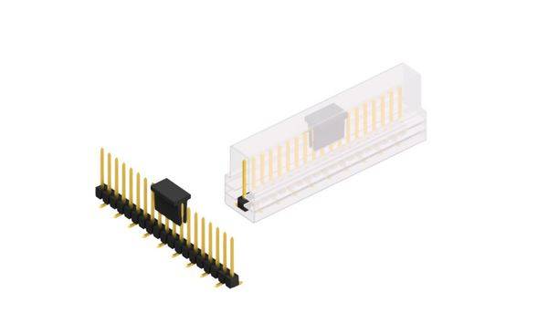 Buy Fischer Elektronik Pin strip (standard) No. of rows: 1 10047830 10 ...