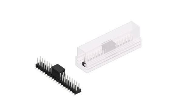 Buy Fischer Elektronik Pin strip (standard) No. of rows: 2 10049346 10 ...