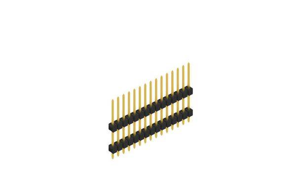 Buy Fischer Elektronik Pin strip (standard) No. of rows: 1 10051070 10 ...