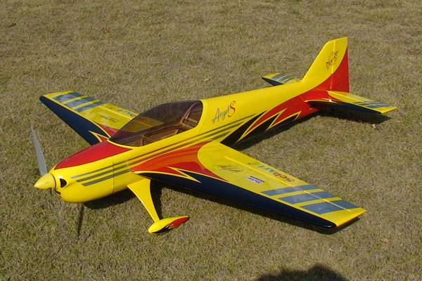 Sebart Angel S Evo 50E Yellow, Black RC model aircraft ARF 1580 mm ...