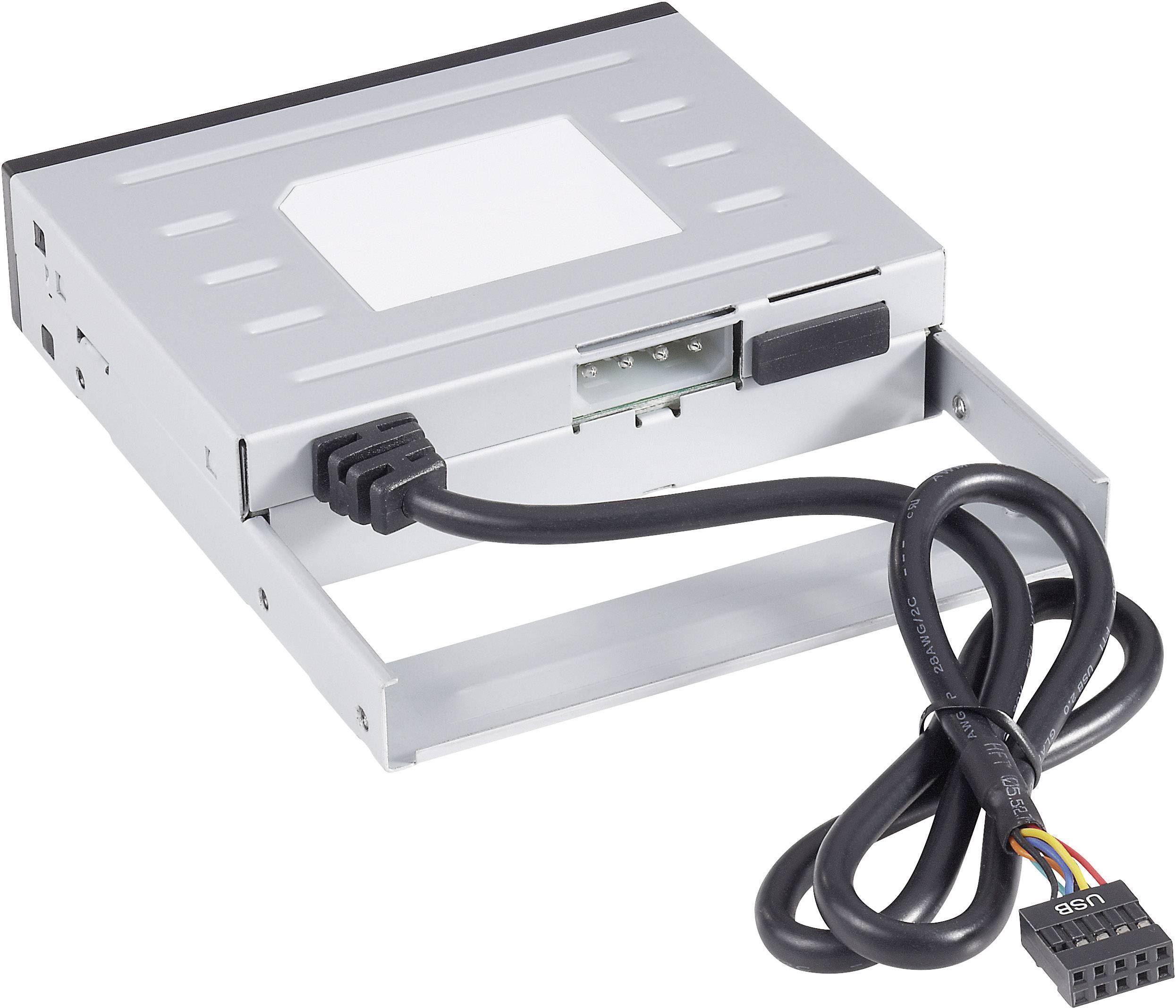 3.5" internal memory card reader Renkforce CR01i Black from Conrad.com