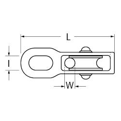 Buy dörner + helmer 4816104 Rope pulley 15 mm Polyamide Enclosure ...
