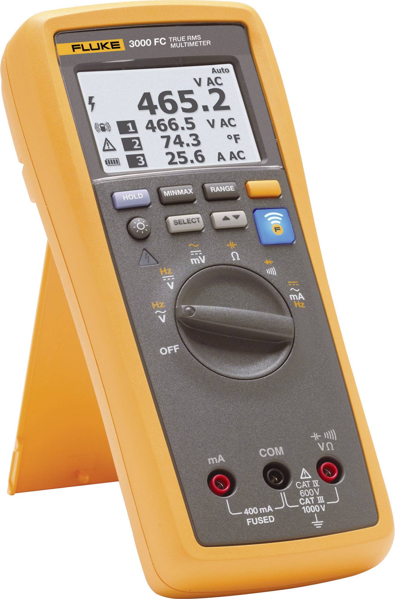 Fluke FLK-3000 FC Handheld multimeter Digital Graphics display, Data ...
