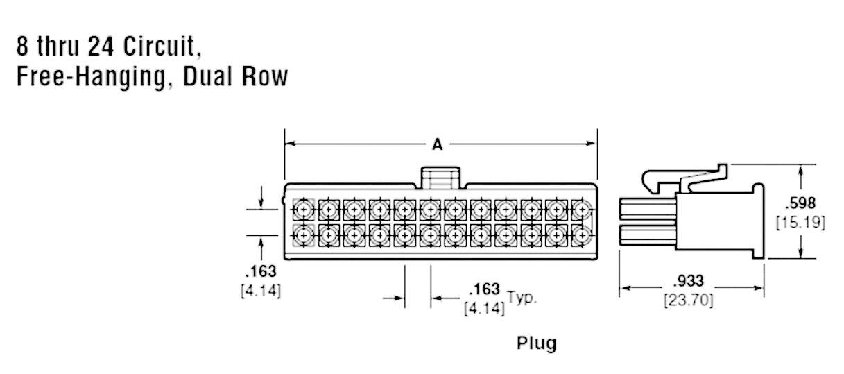 Buy TE Connectivity Pin enclosure - cable Universal-MATE-N-LOK Total ...