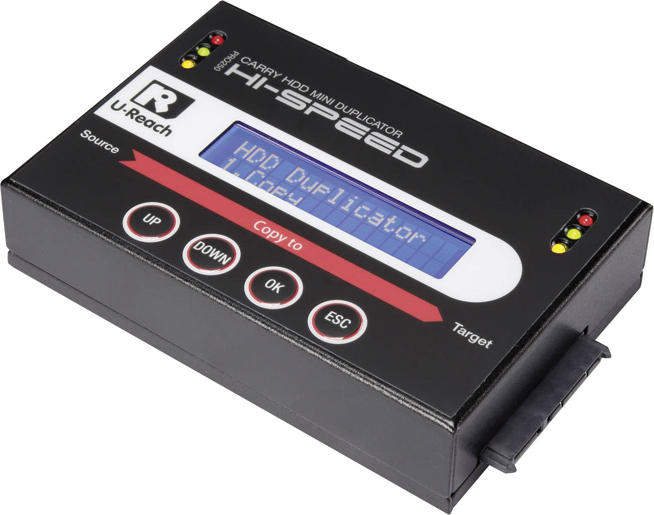 Renkforce PRO250 1x HDD copy station SATA incl. eraser function ... Renkforce PRO250 1x HDD copy station SATA incl. eraser function ...