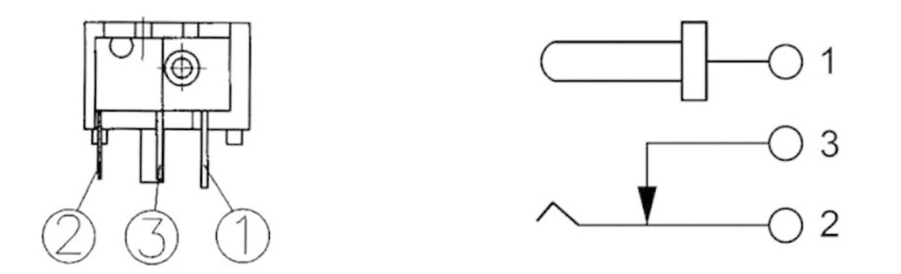 Buy econ connect DCE4A Low power connector Socket, horizontal mount 2 ...