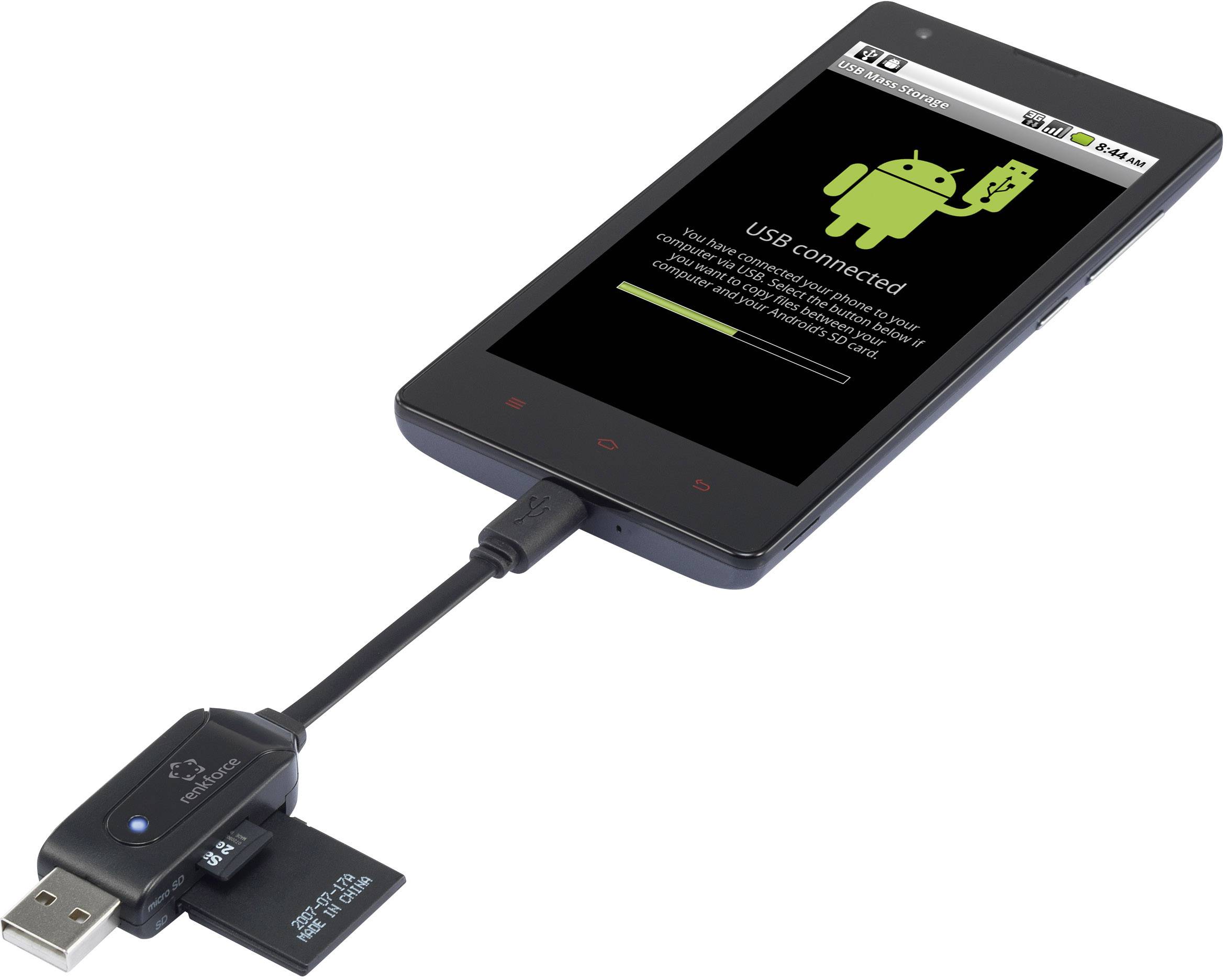 Renkforce External memory card reader USB 2.0, Micro USB 2.0 Black ... Renkforce External memory card reader USB 2.0, Micro USB 2.0 Black ...