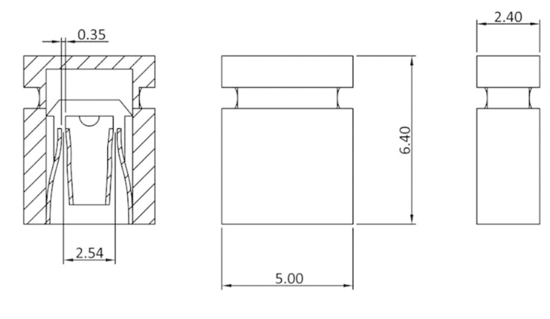Buy econ connect SHSWG SHSWG Shorting jumper Contact spacing: 2.54 mm ...