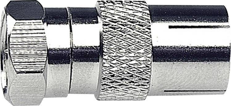 Buy Axing CFA 1-00 Coax F adapter Connections: IEC coax socket, F plug ...